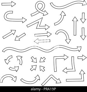 Arrow cursor up outline flat white icons on round color backgrounds ...