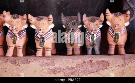 Toritos de Pukara (Ceramic bulls), traditional for bringing good luck ...