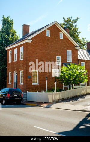 Jacob M Ruff House, 21 North Main Street, Lexington, Virginia Stock ...