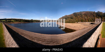 The dam at the Tunstall Reservoir in County Durham, England Stock Photo ...