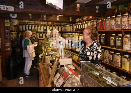 The Oldest Sweet Shop in the World in Pately Bridge, nr Harrogate Stock ...