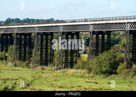 Bennerley Viaduct a disused railway viaduct spanning the Erewash Valley ...