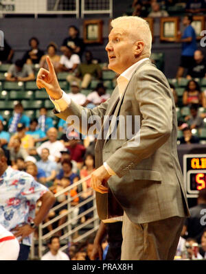 Sydney Kings coach Andrew Gaze in action during the Round 16 NBL match ...