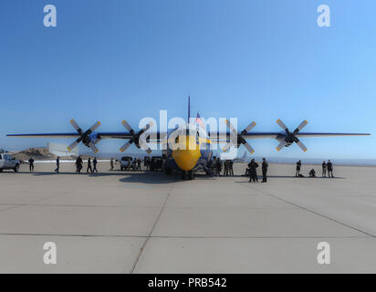USMC C-130T Fat Albert Stock Photo - Alamy