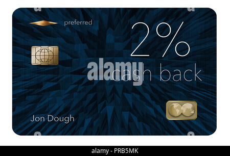 Here is a 2-percent cash back rewards credit card. It is a generic ...
