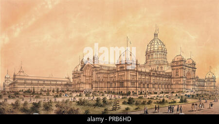 Melbourne Australia 1880 Stock Photo - Alamy