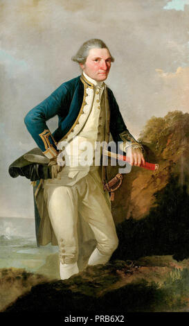Captain Cook. Portrait of Captain James Cook (1728-1779) by Nathaniel ...