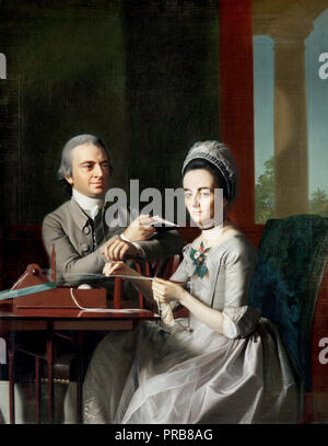 John Singleton Copley Portrait of Sarah Sherburne Langdon (1767 Stock ...