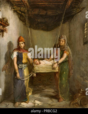 Scene in the Jewish Quarter of Constantine, Théodore Chassériau, 1851 ...