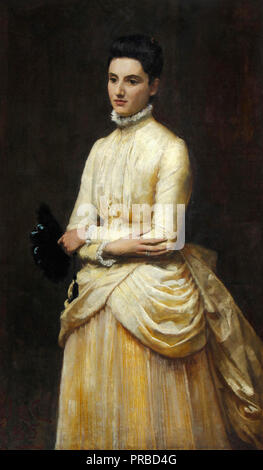 Christie James Elder - Portrait of a Lady - British School - 19th ...