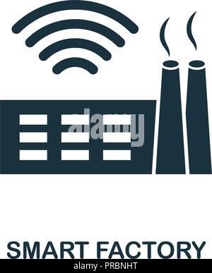 Manufacturing icon from industry 4.0 collection. Simple line element ...