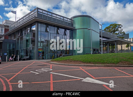 Contemporary Main front elevation and entrance at the Rotherham NHS ...