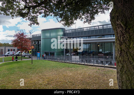 Contemporary Main front elevation and entrance at the Rotherham NHS ...