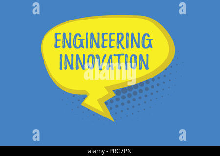 Word writing text Engineering Innovation. Business concept for Process ...