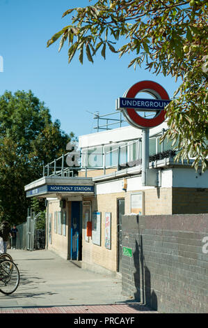London Underground Tube Station: Northolt Stock Photo - Alamy