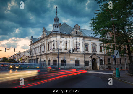 Lucenec, Slovakia - August 18, 2018: Church in the main square of ...