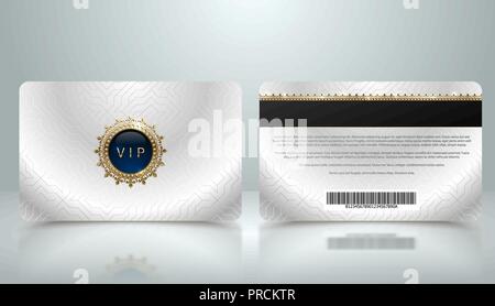 Loyalty card design front and back Stock Vector Image & Art - Alamy