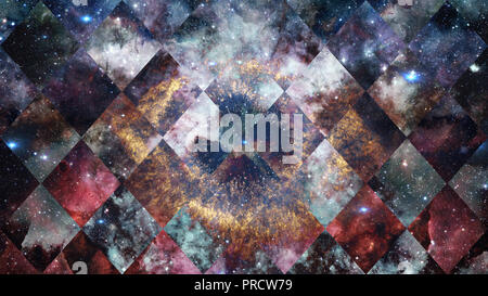 Deep space multicolor nebula stars and galaxies. Elements of this image ...