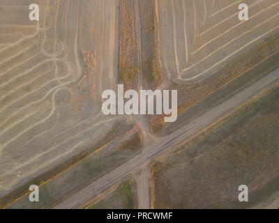 Abstracts 2, Farm Fields, Palliser Triangle, Saskatchewan, Canada ...