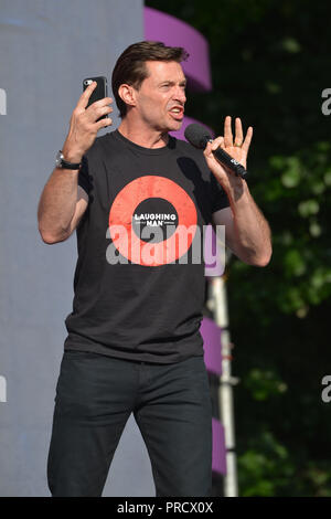 Hugh Jackman during Global Citizen NOW at Spring Studios in New York ...