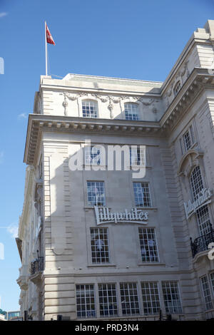 Buildings in city, Lillywhites, Piccadilly Circus, London, England ...