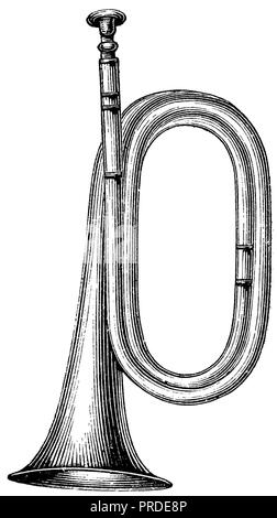 bugle, anonym 1890 Stock Photo - Alamy