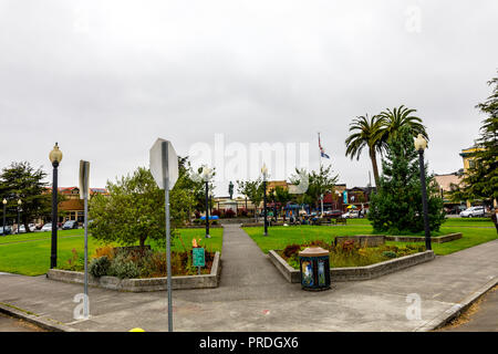 Shops and stores in downtown Arcata California Arcata on the California ...
