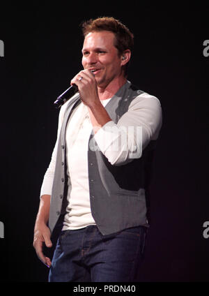Drew Lachey with 98 Degrees performs in concert at the BB & T Center in ...