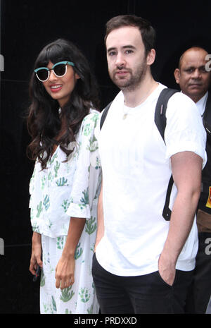 NEW YORK, NY - OCTOBER 1: Jameela Jamil at GMA Day promoting the new ...
