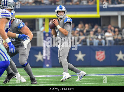 September 30, 2018: Detroit Lions quarterback Matthew Stafford (9 ...