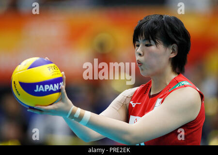 Kanagawa, Japan. 1st Oct, 2018. (L to R) Saori Kimura, ?Sarina Koga, Yuki Ishii, ? Mami Uchiseto ...