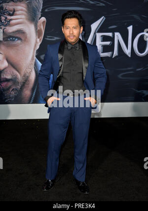 LOS ANGELES - OCT 1: Sam Medina at the Venom Premiere at the Village ...