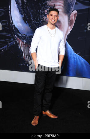 Content creator Tony Directs attends the premiere of 'Mortal Engines ...