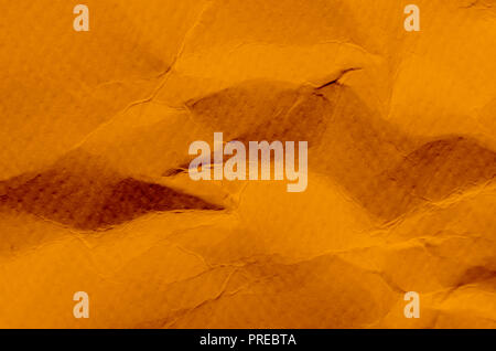 Texture of old craft white, orange and yellow color paper background ...