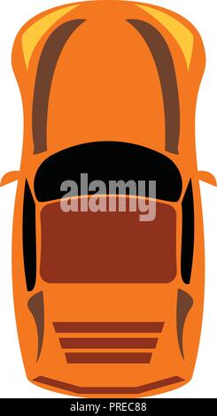 aerial view of a car Stock Vector Image & Art - Alamy