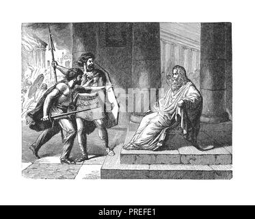 Original artwork of Gauls. Published in A pictorial history of the ...