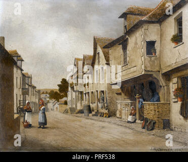 Carrick John Mulcaster - Village in Brittany 2 - British School - 19th ...