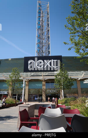 Glasgow Fort shopping centre sign, Glasgow, Scotland, UK Stock Photo ...