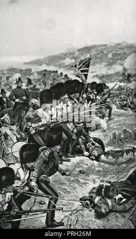 The Storming of the Great Redoubt at the Battle of the Alma, Crimea ...