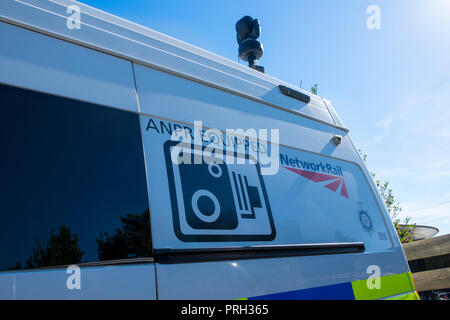 British Transport Police van, equipped with ANPR (Automatic Number ...