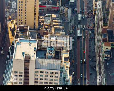 Street scene Jersey City New Jersey December 2000 World Trade Center ...