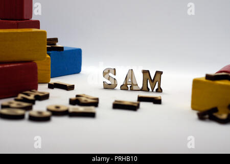 popular male first name sam Stock Photo - Alamy