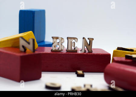 popular male first name ben Stock Photo - Alamy