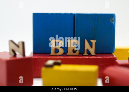 popular male first name ben Stock Photo - Alamy