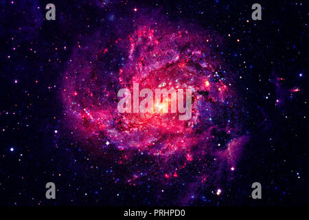 Incredibly beautiful spiral galaxy in outer space. Elements of this ...