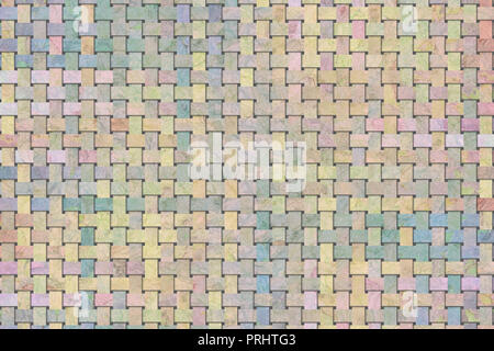 Abstract woven mat pattern generative art background Stock Photo - Alamy