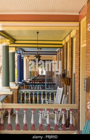 Painted Ladies row houses Guilford Avenue Baltimore Maryland Stock ...
