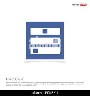 Server icon - Blue photo Frame Stock Vector Image & Art - Alamy