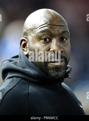 West Bromwich Albion manager Darren Moore during the Premier League ...