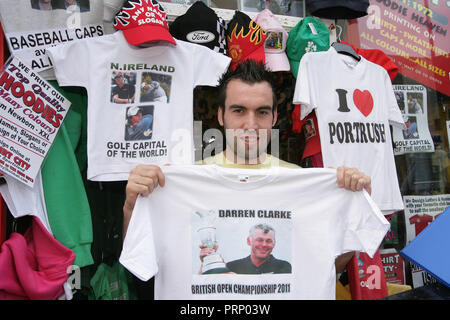 Portrush Businessman Kevin Niblock shows of his latest 'Darren Clarke ...